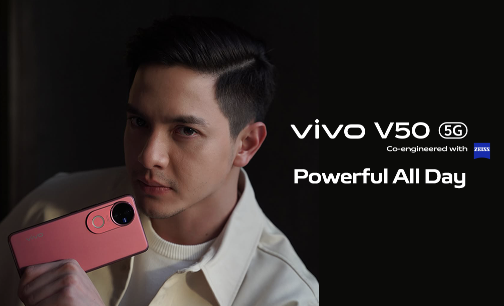 Go all day and beyond with vivo V50’s 6000mAh battery